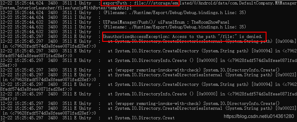 Unity Android 之 url 访问网址（ zip ）下载和读取数据 路径注意 (UnauthorizedAccessException) Application.xxxPath路径 ...