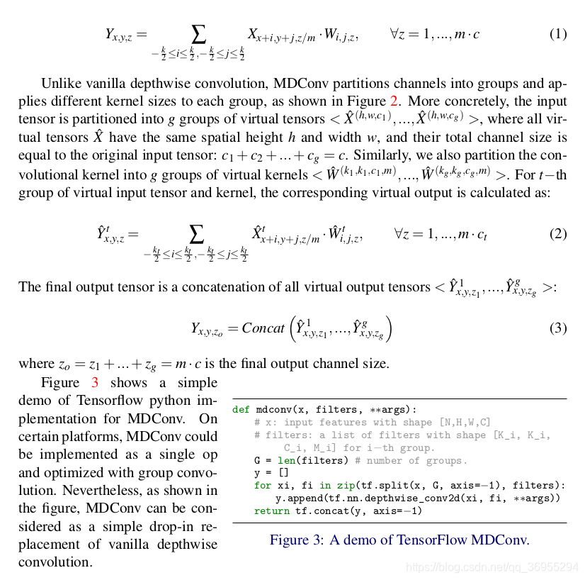 MixNet: Mixed Depthwise Convolutional Kernels 读论文笔记-CSDN博客
