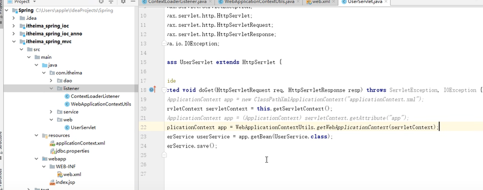 java202304java学习笔记第六十一天-ssm-spring配置文件-自定义contextLoaderlistenr3-CSDN博客