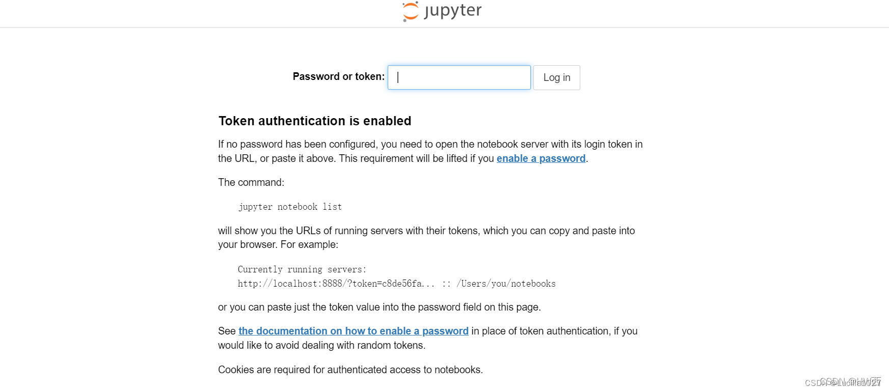 【python笔记】jupyter不小心点到了log out_jupyter notebook点了logout怎么办-CSDN博客