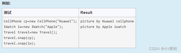 Java进阶练习题—接口、继承、调用java课程课后习题内容包括继承和接口 Csdn博客