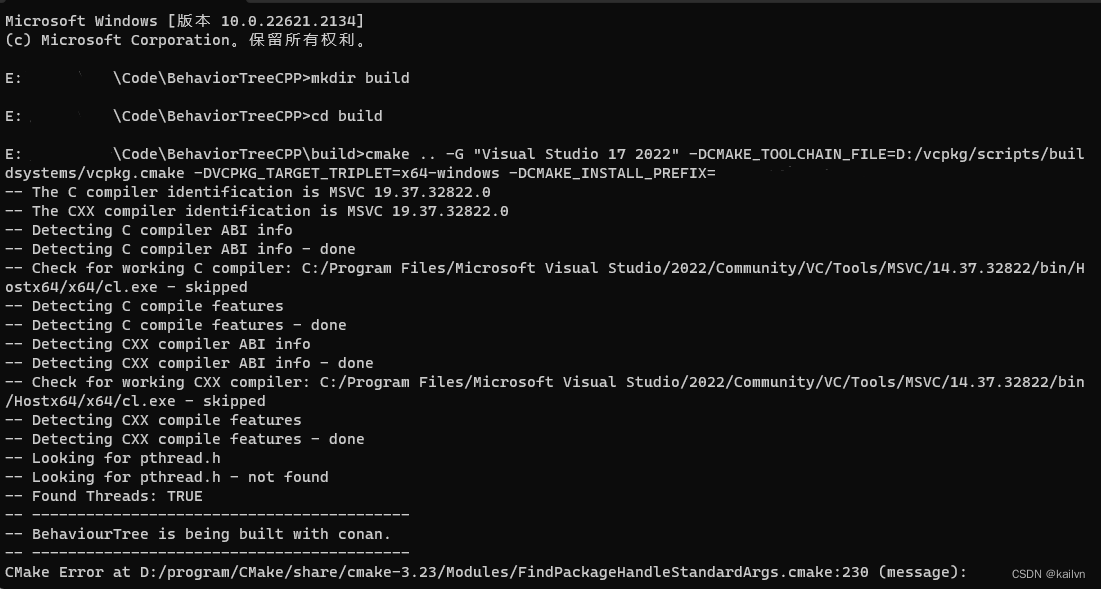 【BehaviorTree.CPP】Windows vs2022编译_l编译behaviortree-CSDN博客
