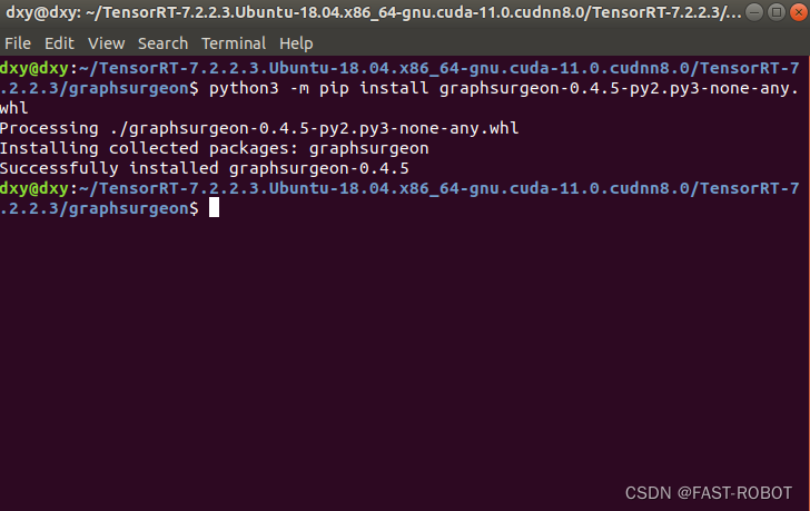 ubuntu18.04 安装 TensorRT 和 ONNXRuntime_onnxruntime ubuntu tensorrt-CSDN博客