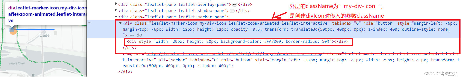 Leaflet中创建Marker时自定义divIcon发生偏移的问题及其解决方法_leaflet divicon-CSDN博客