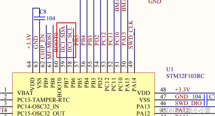 stm32f103——IIC总线通信与EEPROM_stm32f103 模拟iic-CSDN博客