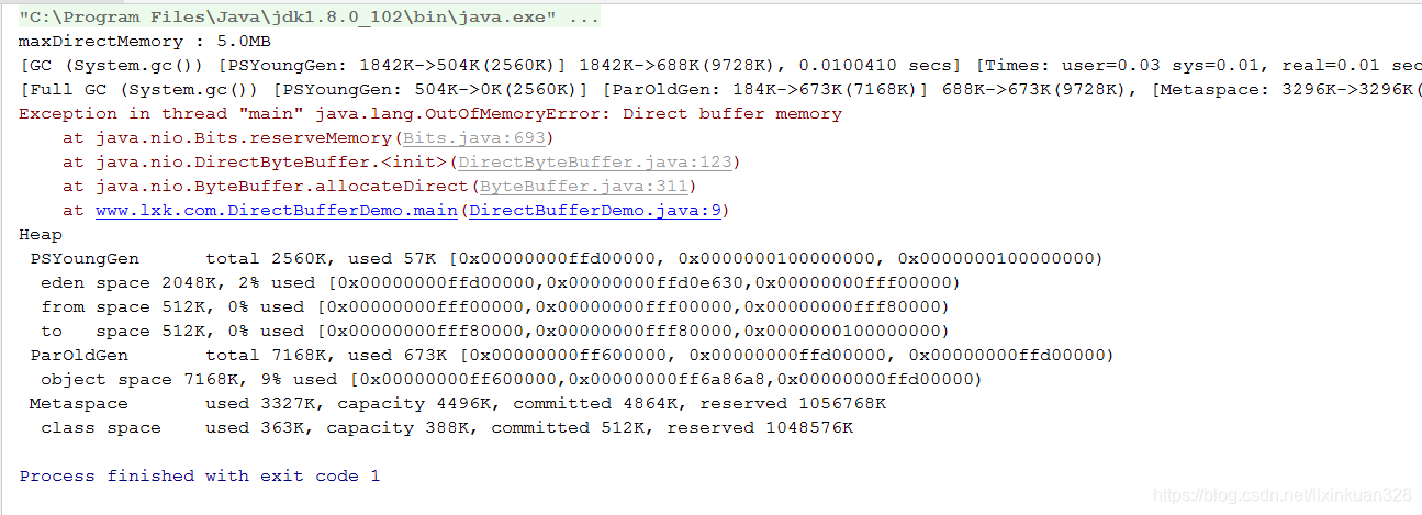OOM之Direct buffer memory_direct buffer memory原因-CSDN博客