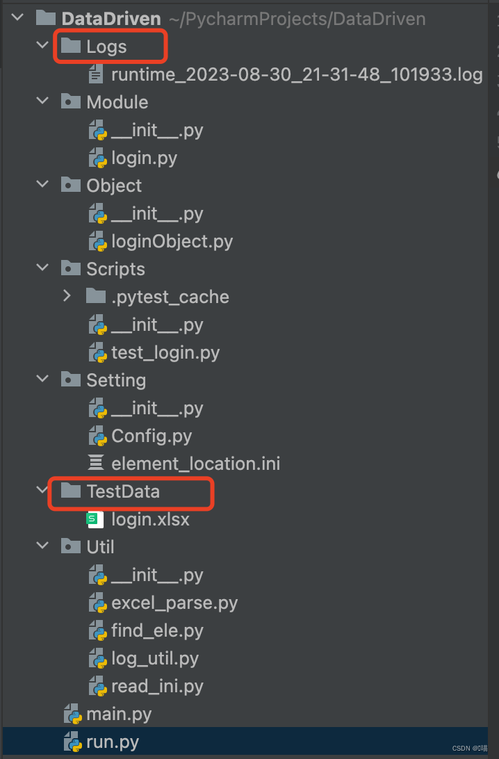 PageObject三层架构模式实现之数据驱动_用例组织模式:数据驱动、pageobject模式-CSDN博客
