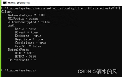 远程CMD指令，WINRM使用方法_winrm远程命令执行-CSDN博客