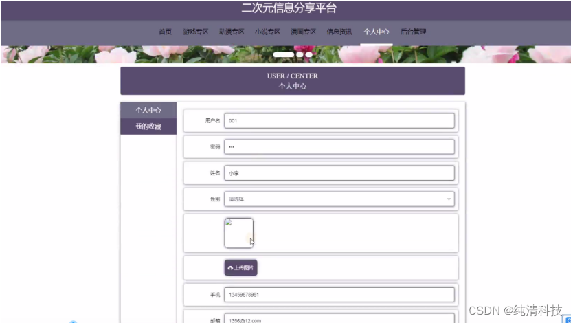 附源码 计算机毕业设计python二次元信息分享平台的设计及实现程序源码lw文档python毕设开发文档 Csdn博客