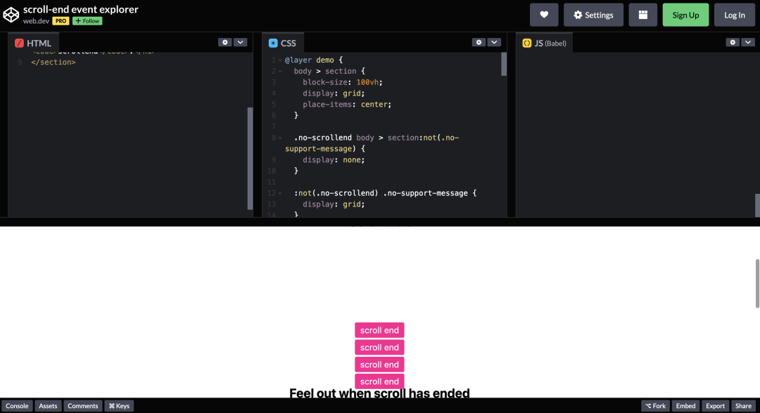 Scrollend：超实用的全新JavaScript事件_web如何监听滚动结束-CSDN博客