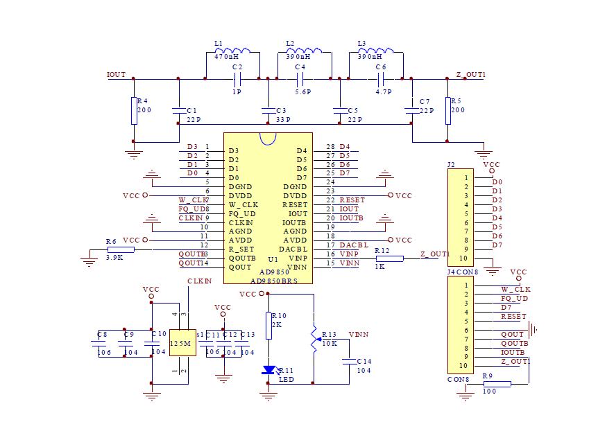 AD9850/AD9851驱动调试_ad9850的限流电阻-CSDN博客