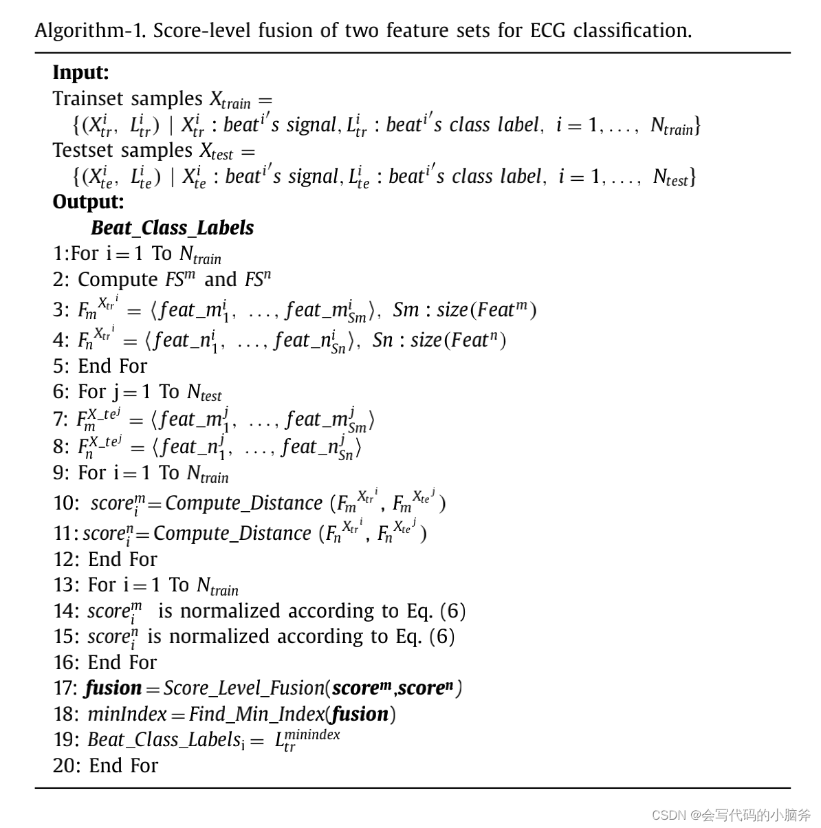 ECG classification using three-level fusion of different feature descriptors 论文_handcrafted ...