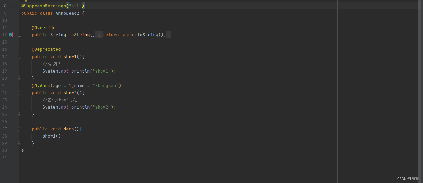 JavaWeb——2.注解_javaweb注释-CSDN博客