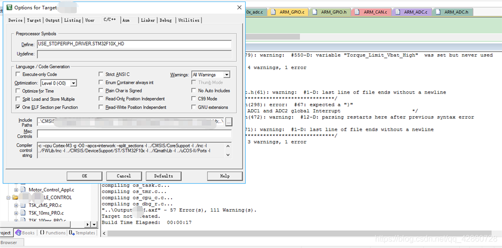error: #67: expected a "}"_expected a }-CSDN博客