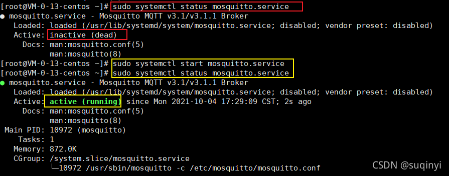 centos、Ubuntu 安装mqtt 和 使用MQTT Mosquitto_mosquitto 下载安装后自动启动-CSDN博客