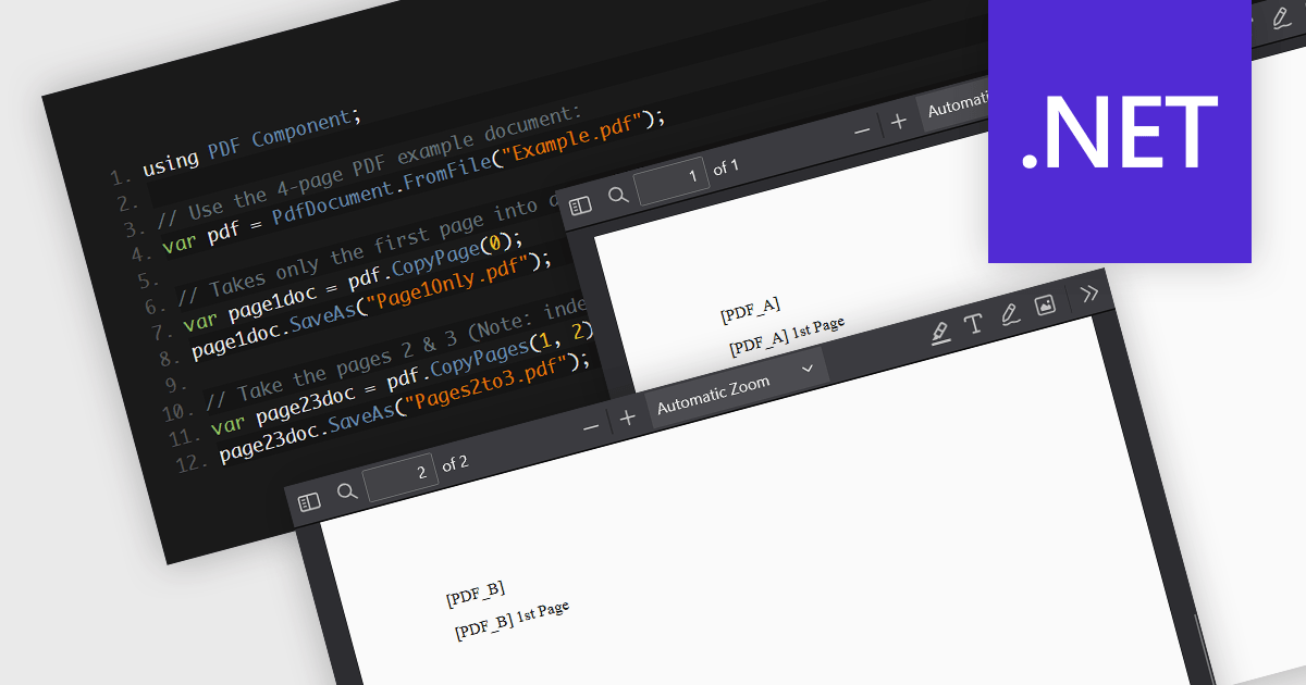 使用 Pdf 拆分功能增强 Net 应用程序 Ironpdf For Netleadtools Pdf Csdn博客