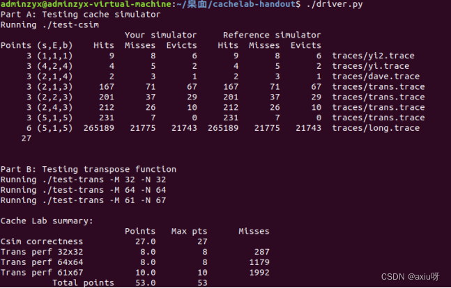 计算机系统基础实训五—CacheLab实验_cache lab-CSDN博客