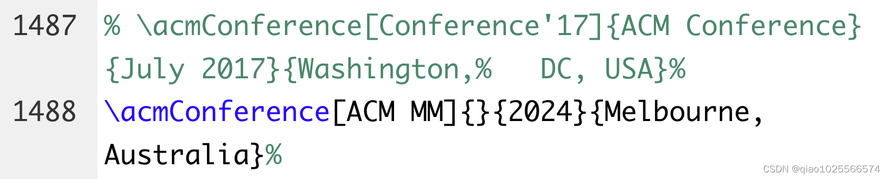 ACM MM2024 Rebuttal Latex模板如何去掉标题_acm mm rebuttal模板-CSDN博客
