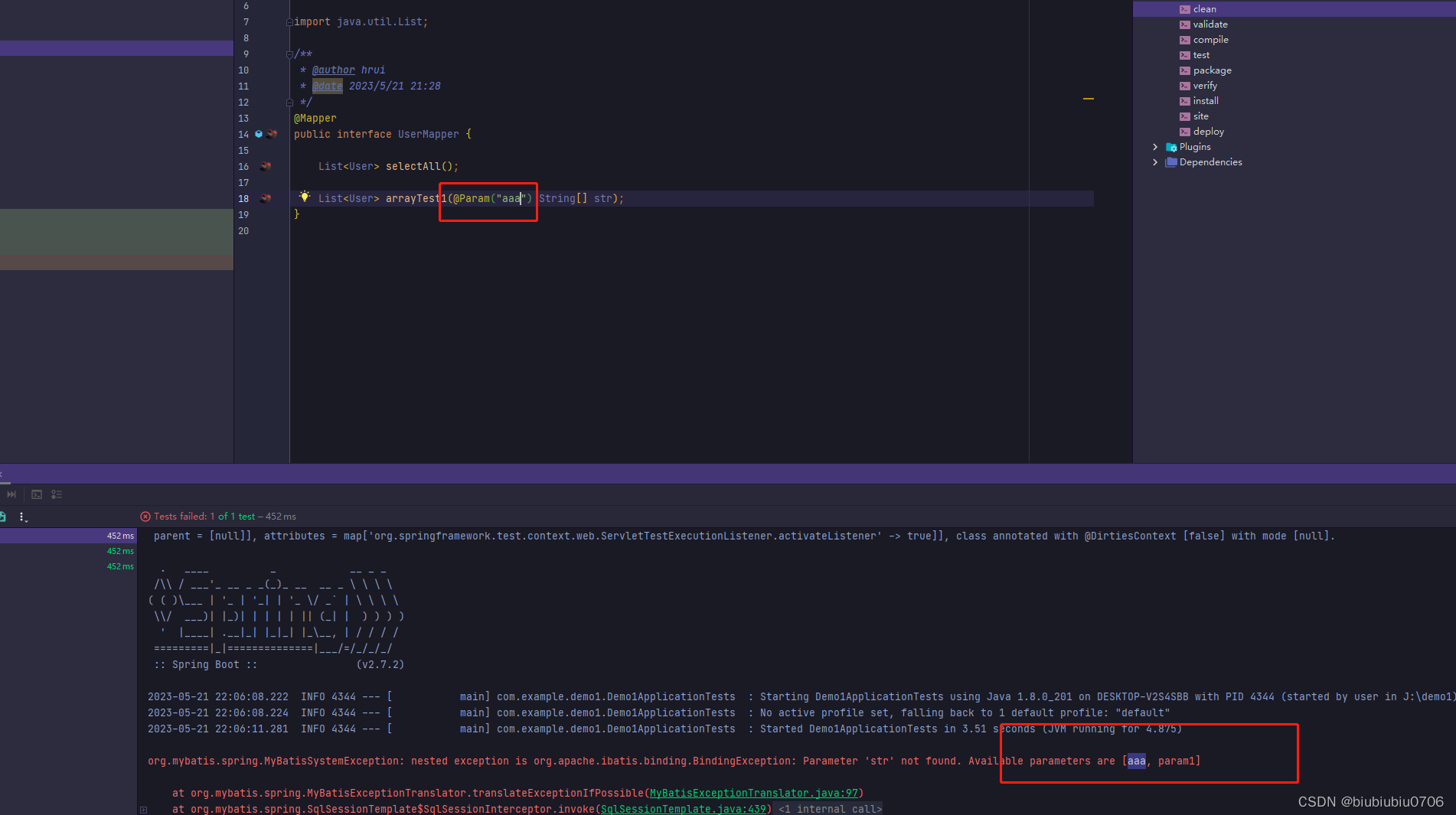 Mybatis＜foreach＞标签测试demo_mybatis 用了foreach ,后端怎么写测试类-CSDN博客