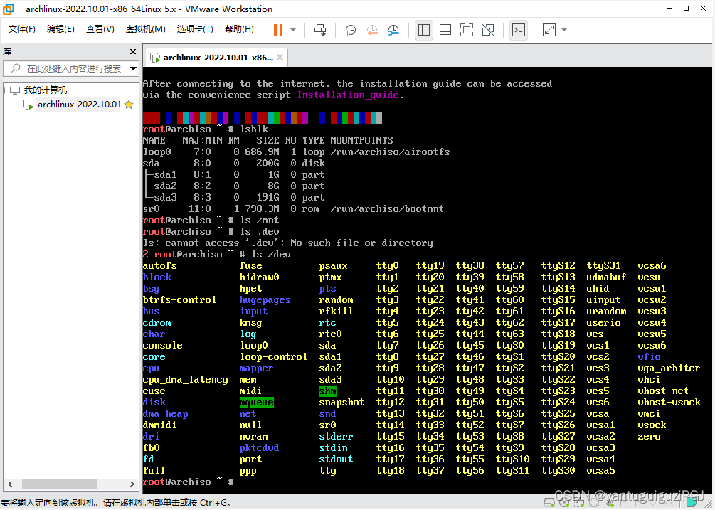 从头安装Arch Linux系统_archlinux安装空间不够-CSDN博客