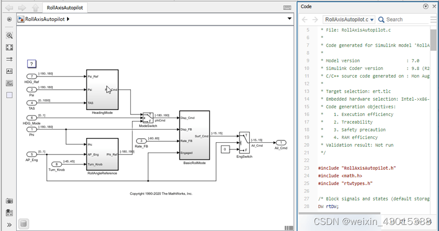 Simulink 模型生成 C 代码(一):使用 Embedded Coder 快速向导生成代码simulink转c代码 Csdn博客