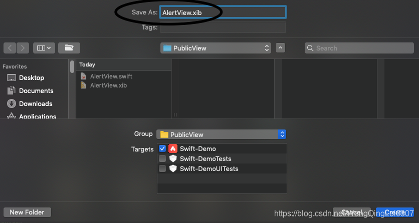 iOS Swift中Xib自定义弹框（AlertView）、非代码实现_ios xib封装弹框-CSDN博客