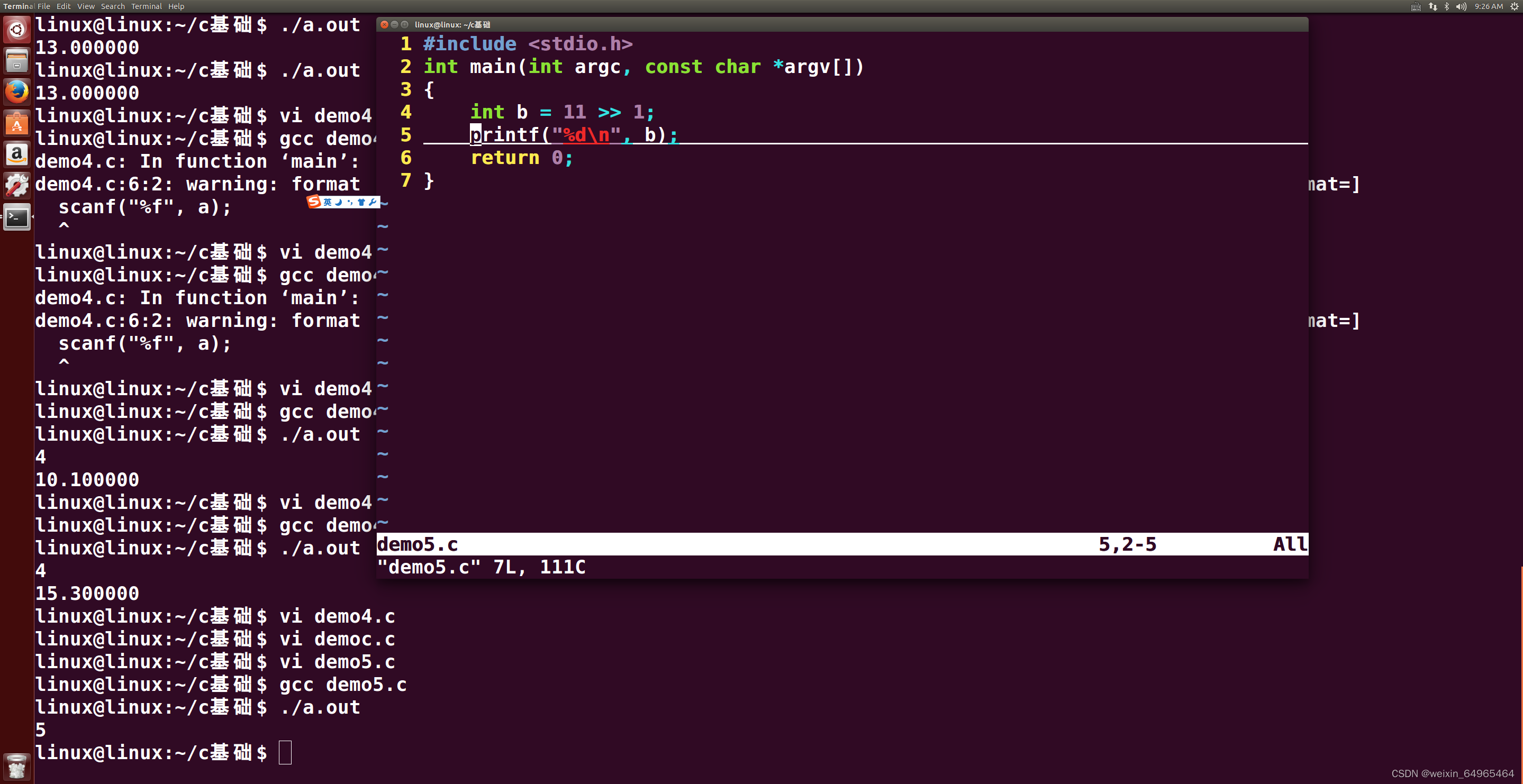 执行语句 “k = 11＞＞1” k =__-CSDN博客