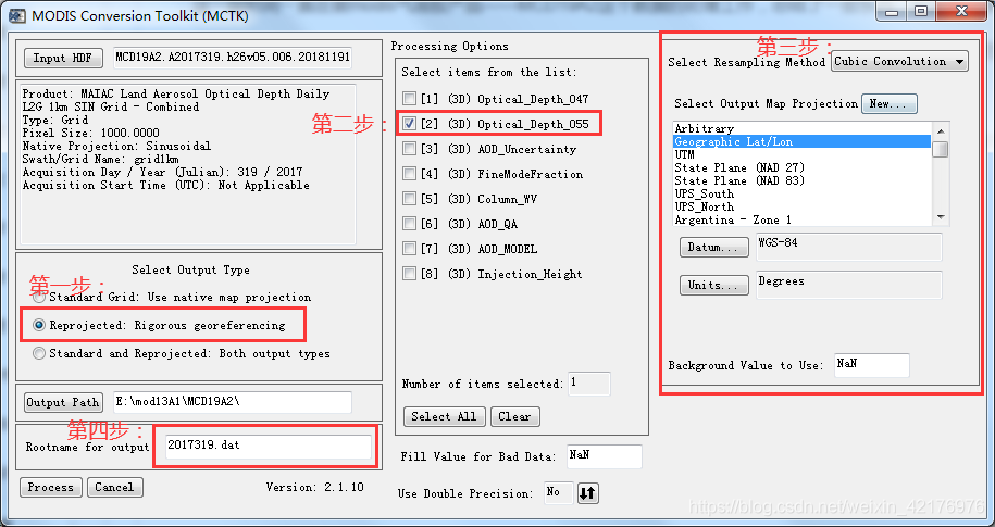 遥感数据处理之MCD19A2数据的处理-CSDN博客