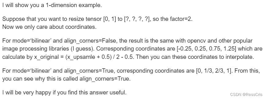 align_corner=True/False 的解释_aligncorner unsample false-CSDN博客