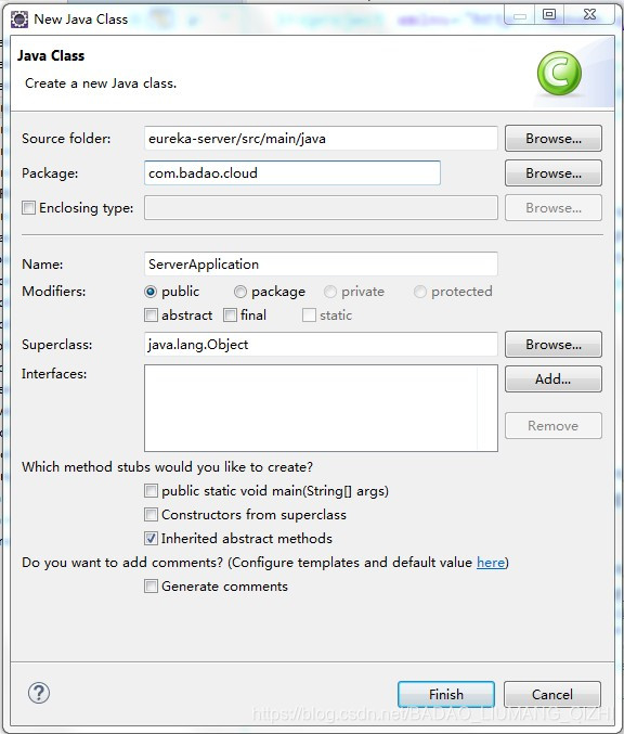 SpringCloud学习之运行第一个Eureka程序_springapplication.run(startereurekaserver.class, a-CSDN博客