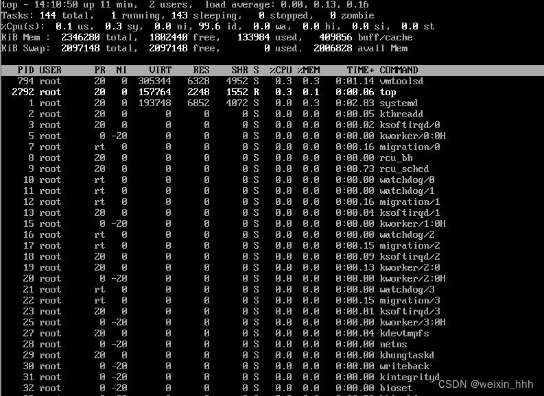 Linux了解系统状态——tty、uptime、top、ps、free、vmstat_linux命令状态interaxtiv-CSDN博客