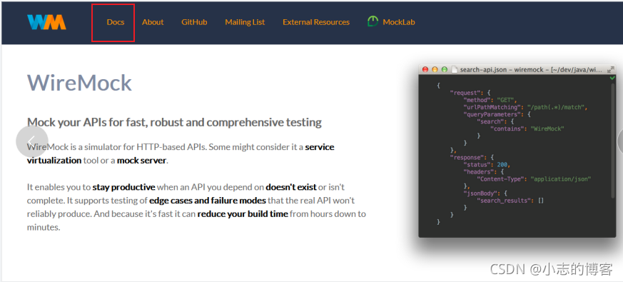 springboot项目使用WireMock伪造REST服务_wiremock官网-CSDN博客