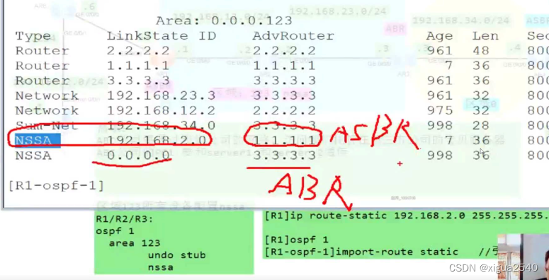 OSPF，NSSA，汇总安全认证等_nssa nssp认证-CSDN博客