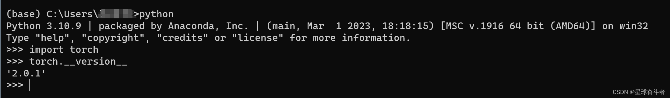 pytorch环境搭建（CPU版本）_pytorch cpu-CSDN博客
