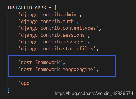 使用rest_framework_mongoengine生成rest API_rest frame work mongoengine-CSDN博客