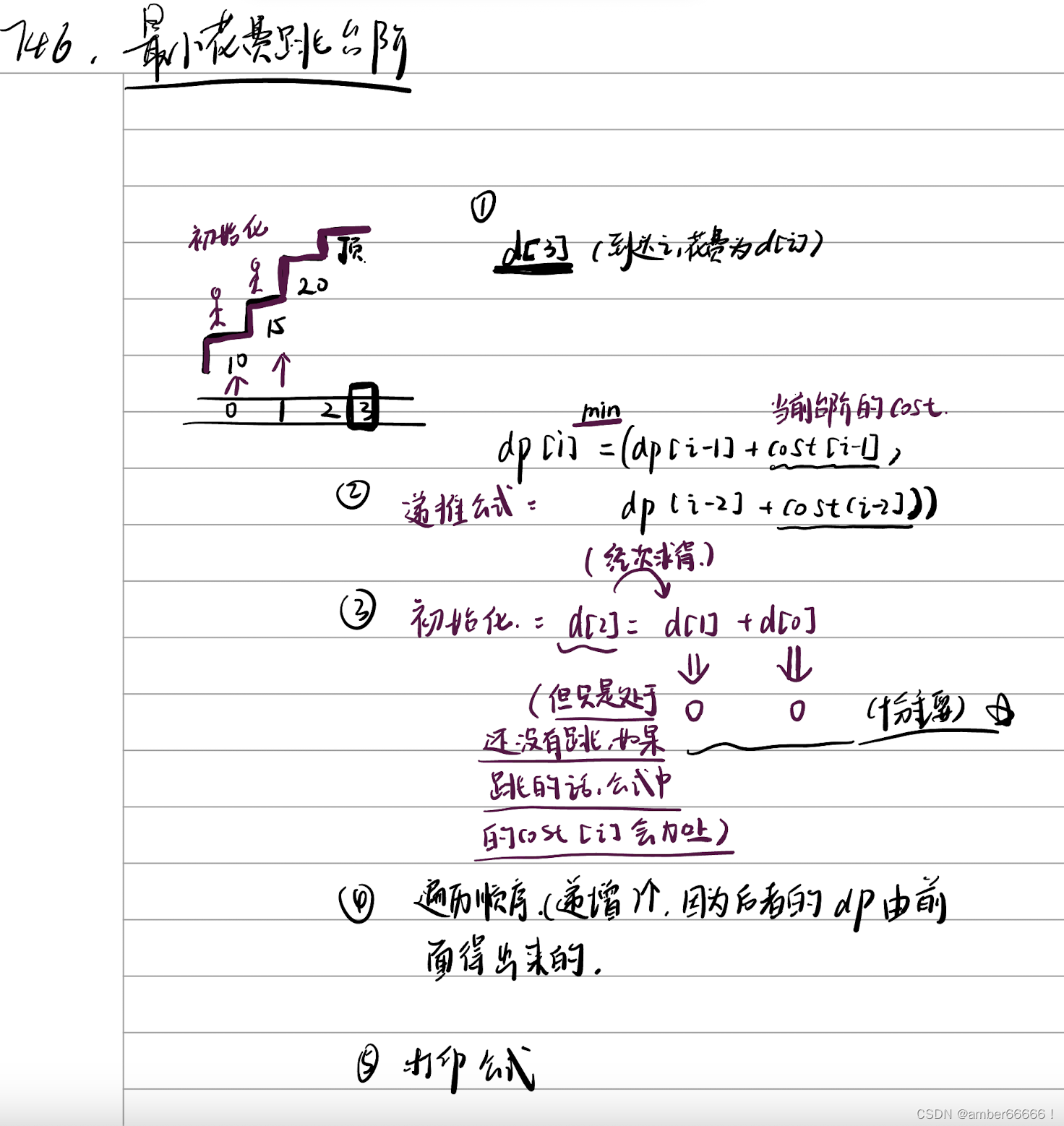 Amber-Leedcode-Java - 代码随想录打卡第38 - 44天-动态规划汇总-CSDN博客