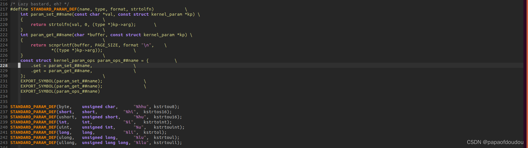 Linux内核module_param的实现原理_module param-CSDN博客