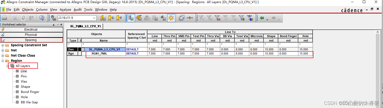 Allegro基本规则设置指导书之Spacing Region特殊规则区域使用_allegro region设置-CSDN博客