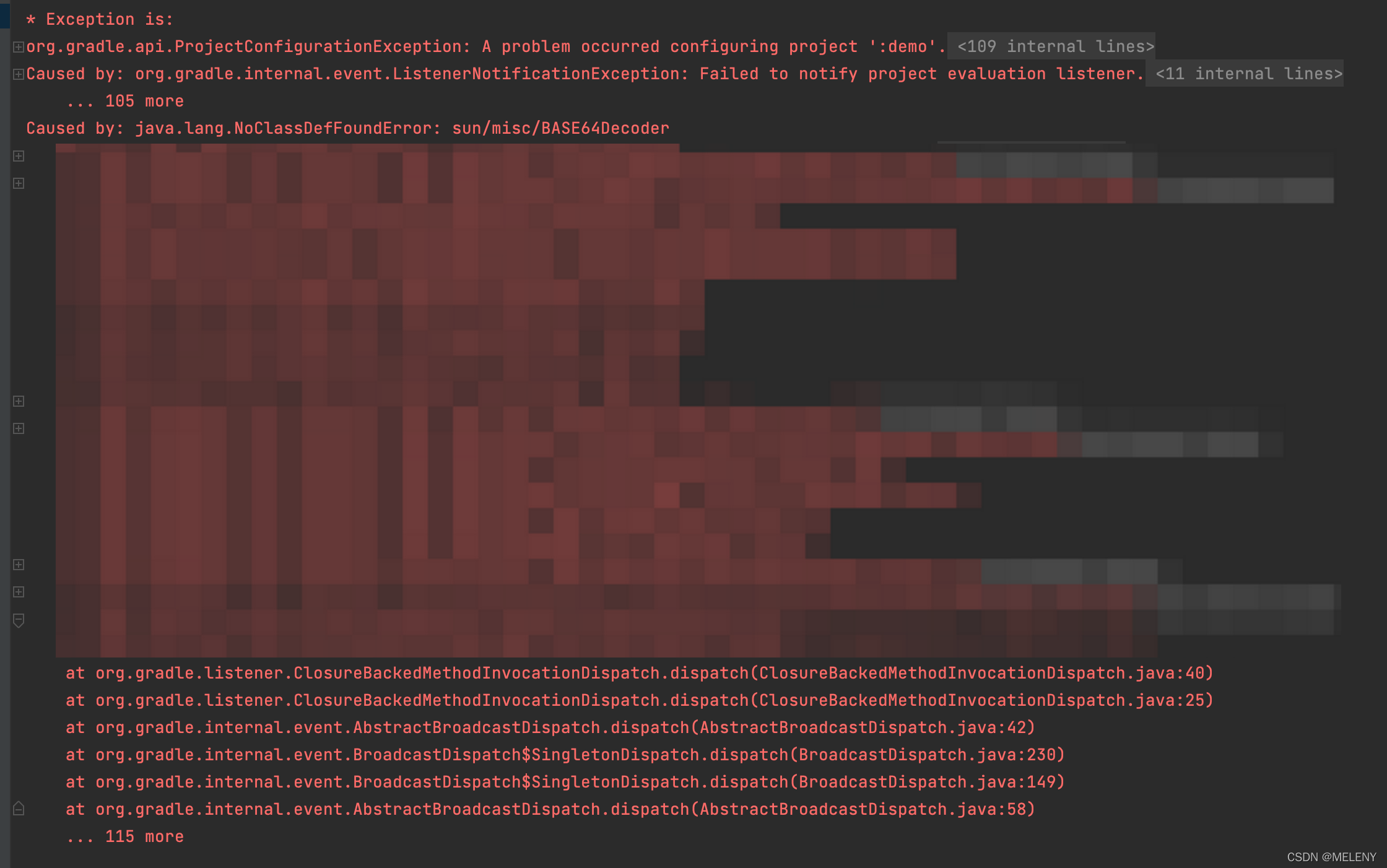 android sync错误: NoClassDefFoundError: sun.misc.BASE64Decoder_gradle com.sun:misc-CSDN博客