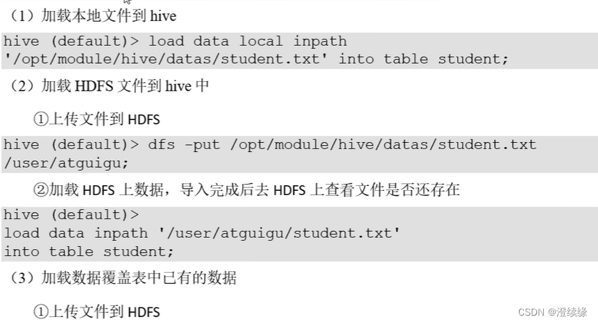 Hive Load 把文件导入到hive表中第1关将文件中的数据导入load到 Hive 表中 Csdn博客