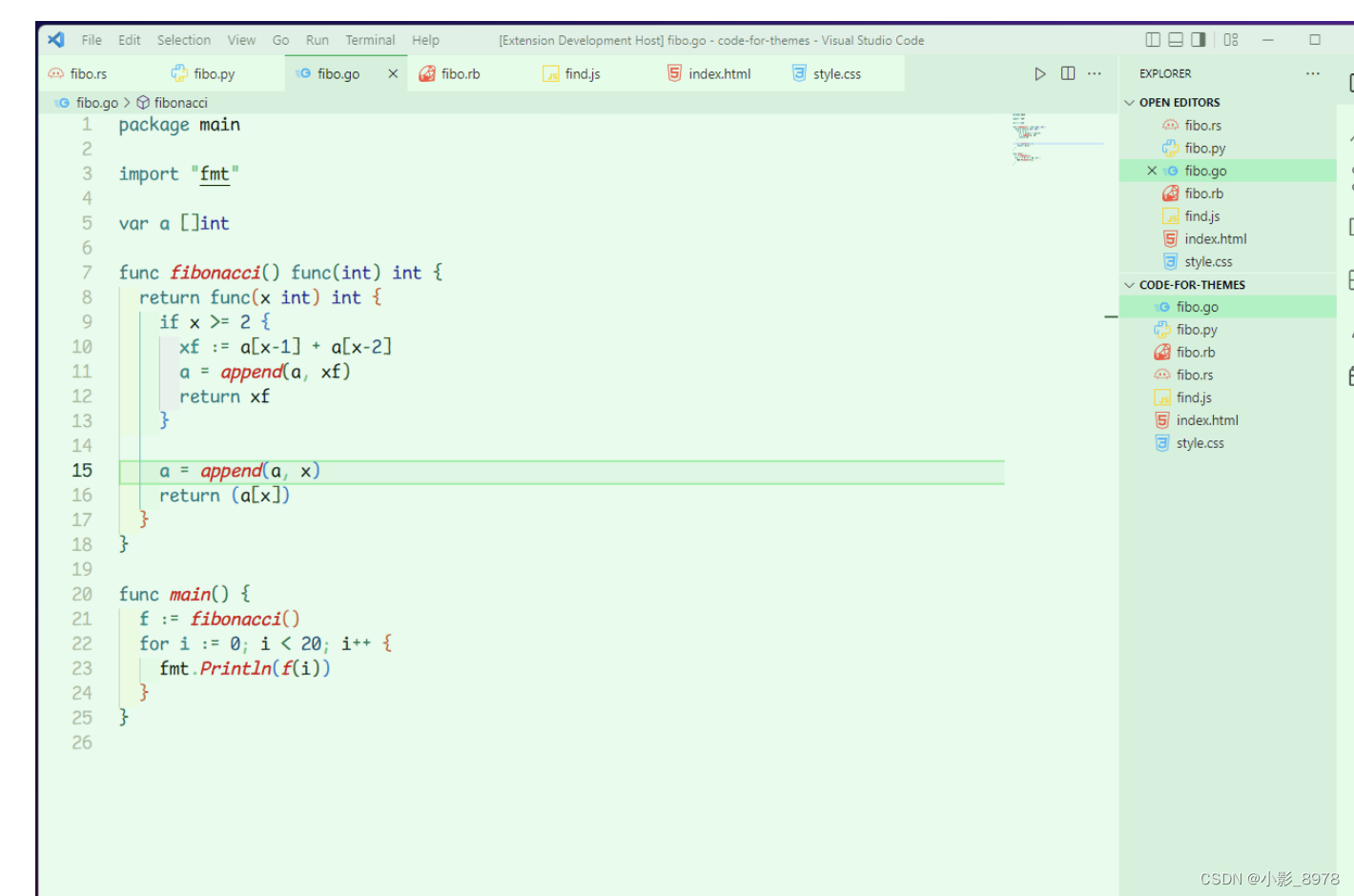 Vscode 绿色系清新主题_vscode绿色主题-CSDN博客