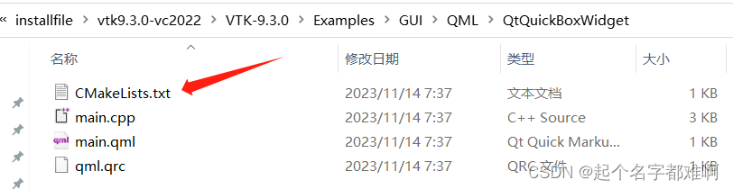编译使用VTK库自带的Examples_vtk9.3 qt-CSDN博客