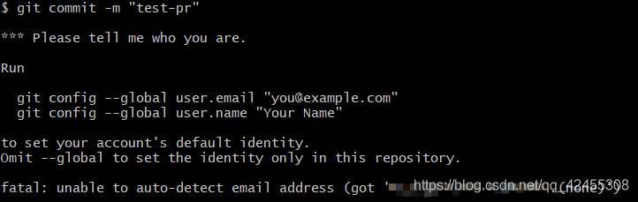 Git fatal: unable to auto-detect email address_unable to auto-detect email address git-CSDN博客