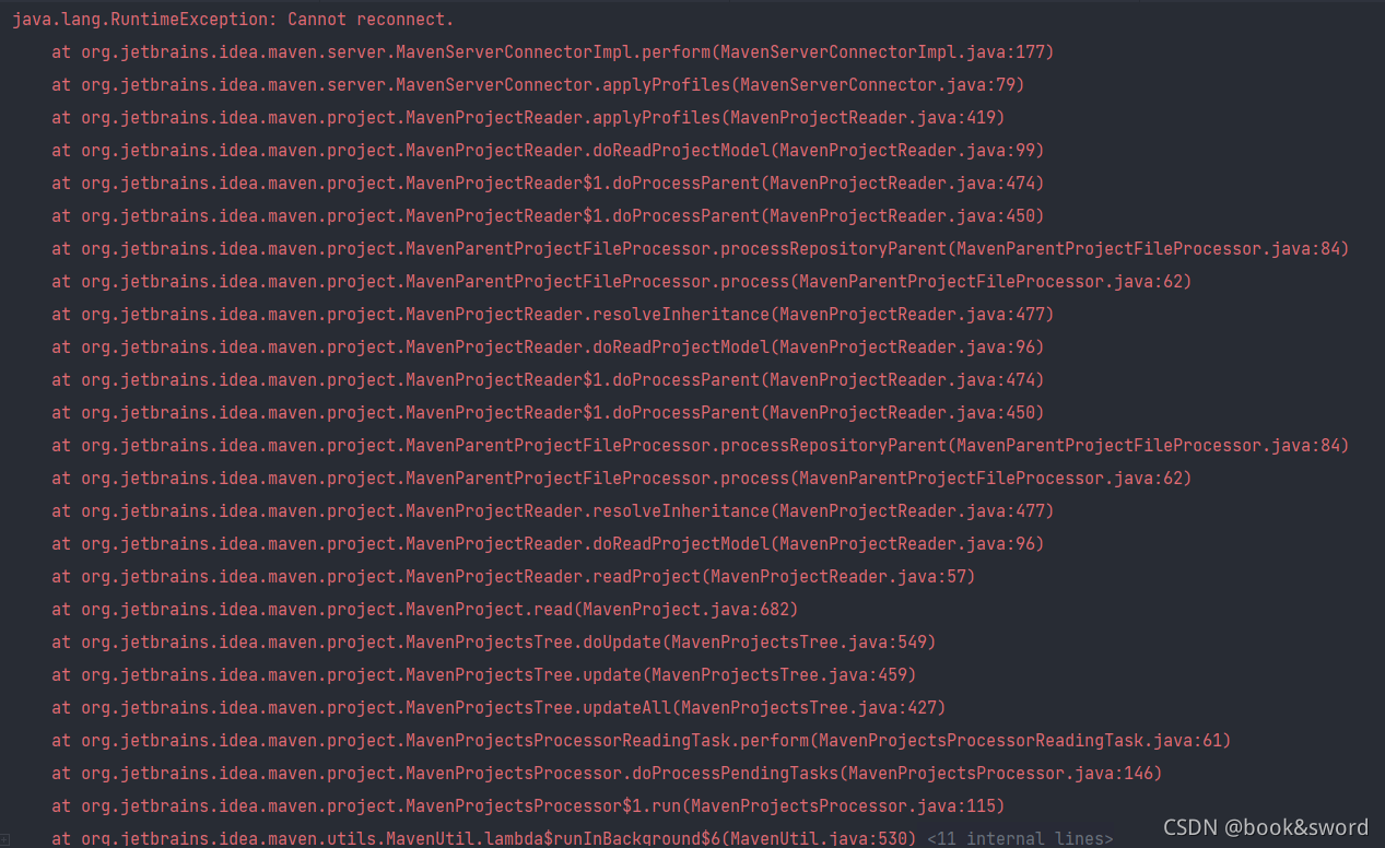IDEA下载源码报错java.lang.RuntimeException: Cannot reconnect.的解决办法_idea download sources java.lang ...