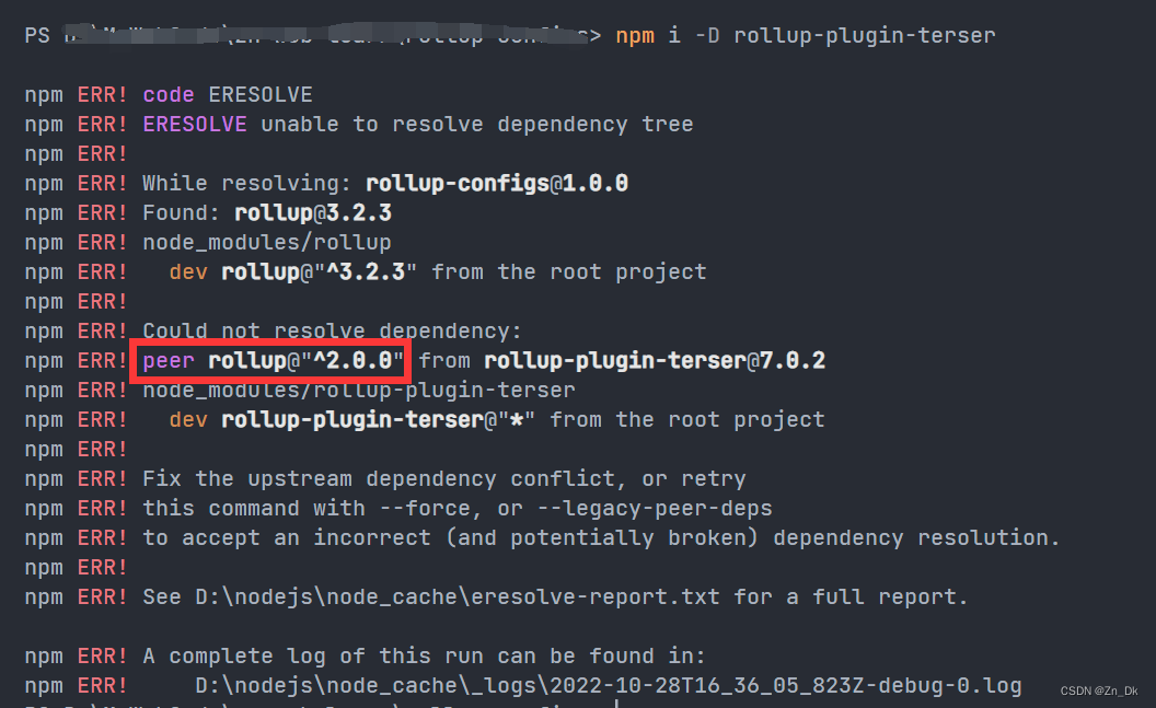 rollup 压缩插件 rollup-plugin-terser 在 rollup 3.x 不能使用了吗? 跳坑记_rollup terser-CSDN博客