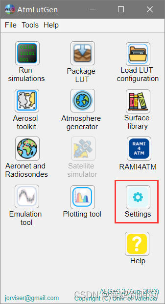 ALG(Atmospheric Look-up table Generator)大气查找表生成器下载、配置及6sV2.1生成LUT（学习笔记1）_alg look-CSDN博客