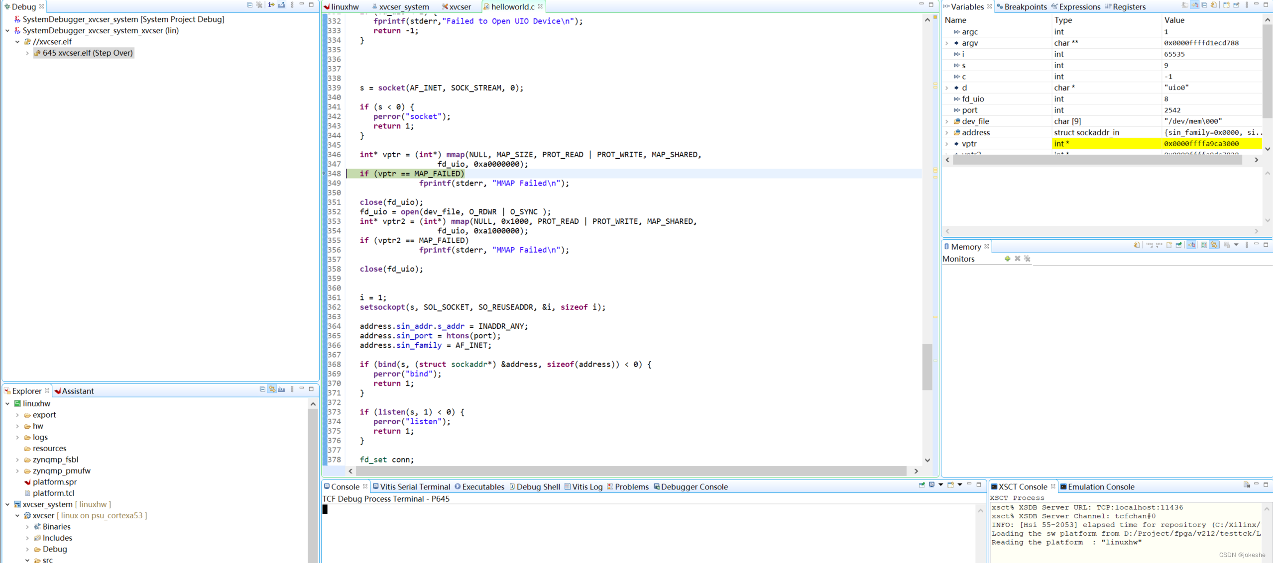 Xilinx Vitis SDK调试Petalinux 应用_vitis怎么调试petalinux里面的程序-CSDN博客