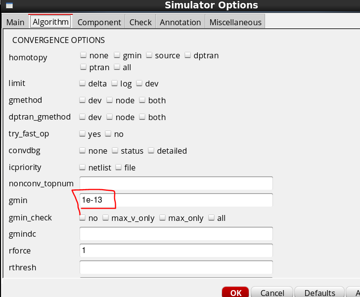 Cadence virtuoso error_no convergence achieved with the minimum time step-CSDN博客