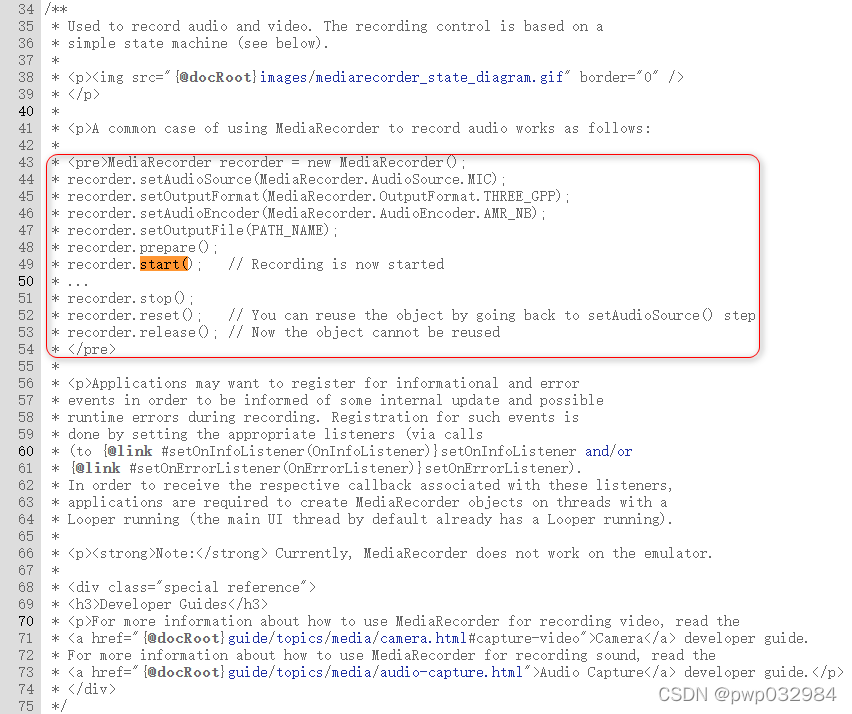 Android-系统服务-MediaRecorder/AudioRecord_startrecording() called on an ...
